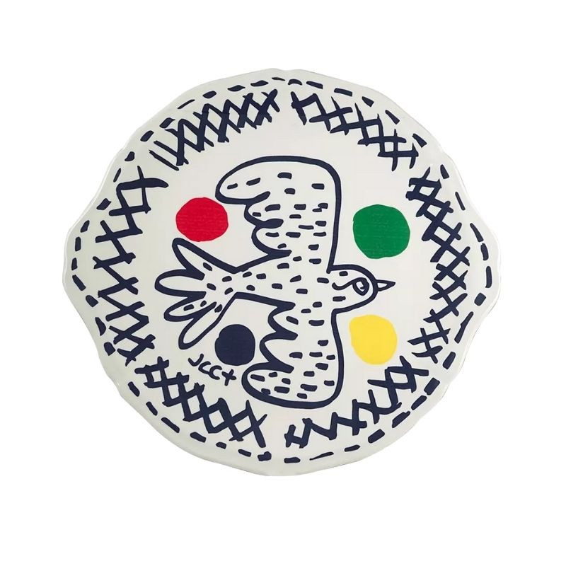 Acheter Plat à gâteaux L'archipel Sentimal, Faïencerie de Gien