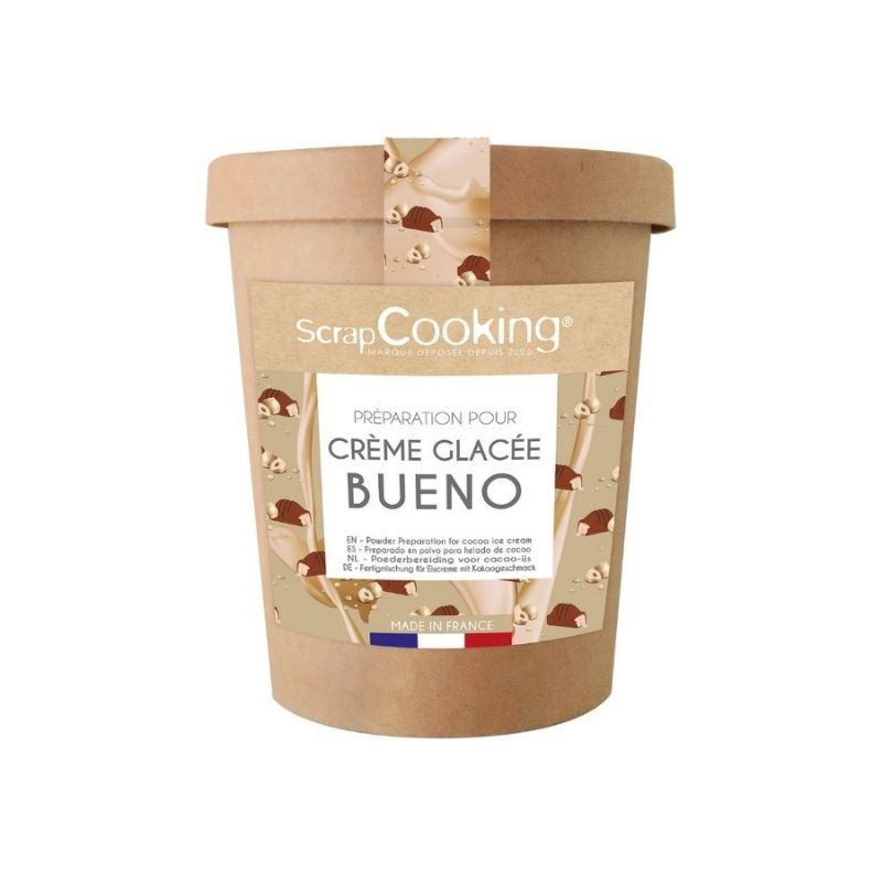 Acheter Préparation crème glacée style "Bueno" 195g de ScrapCooking
