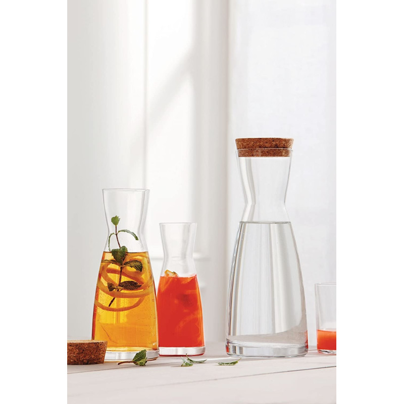 Acheter carafe 1 L Ypsilon en verre avec bouchon liège Bormioli Rocco