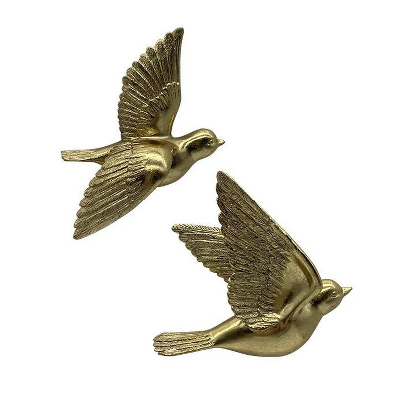 Acheter un lot de 2 décorations Murales Oiseaux, Emdé