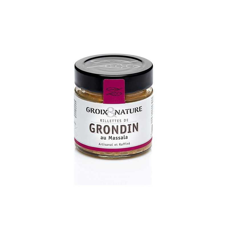 Acheter les Rillettes de Grondin au Massala, Groix et Nature