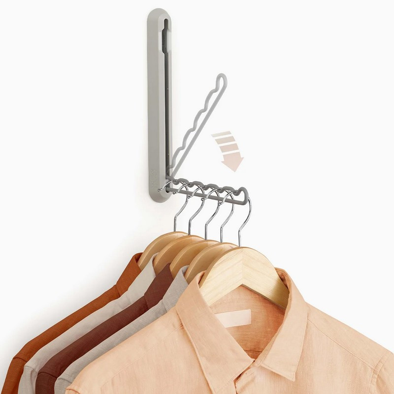Acheter le Porte-cintres mural rétractable Orderly écru, Joseph Joseph